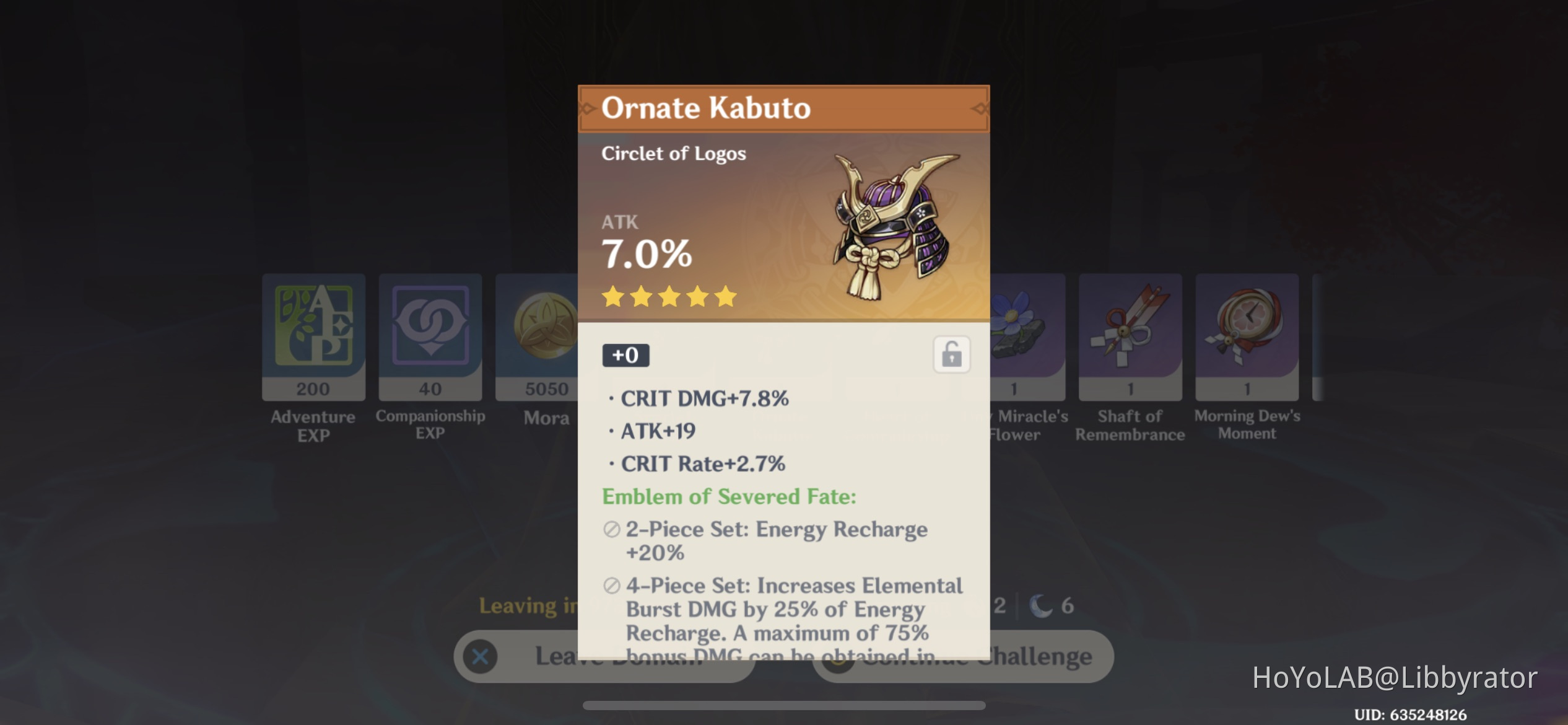 Unlucky Lucky Artifact Rolls Genshin Impact | HoYoLAB