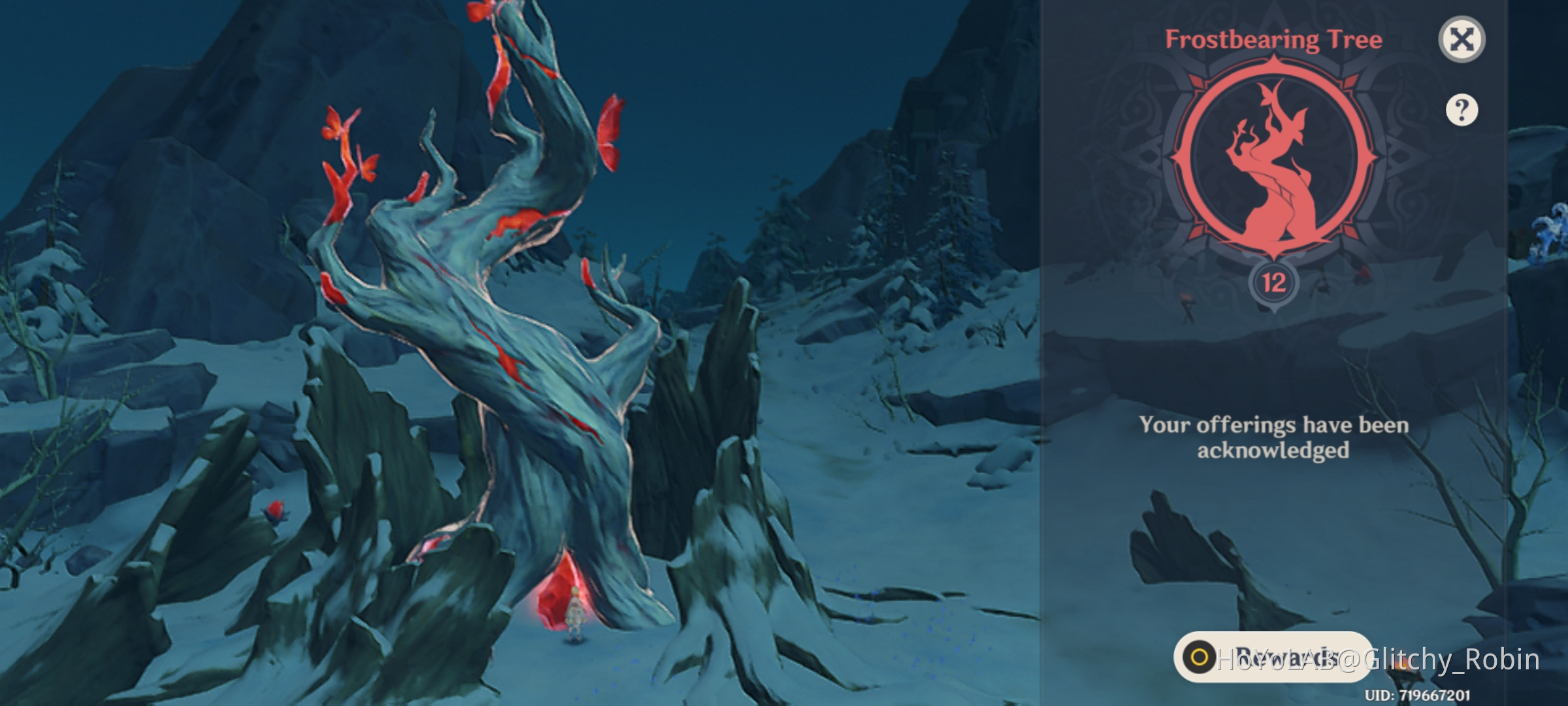 I finally finished the dragonspine tree Genshin Impact | HoYoLAB