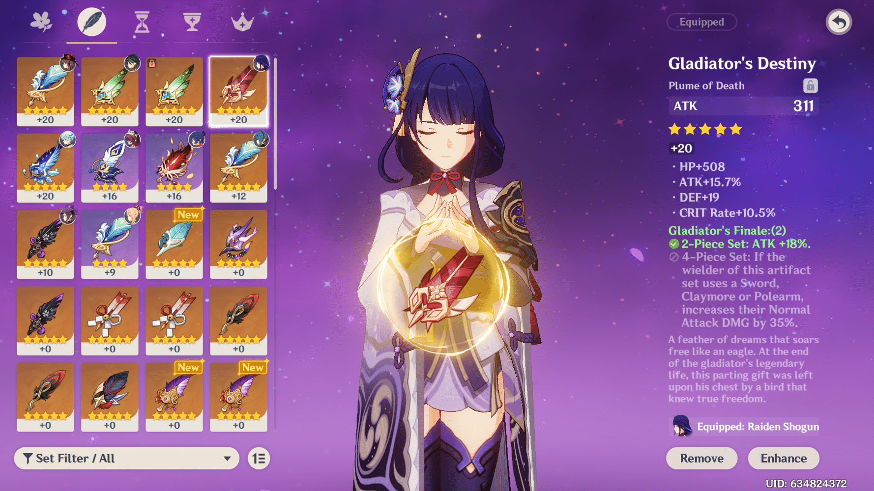 Raiden Complete Build Genshin Impact | HoYoLAB