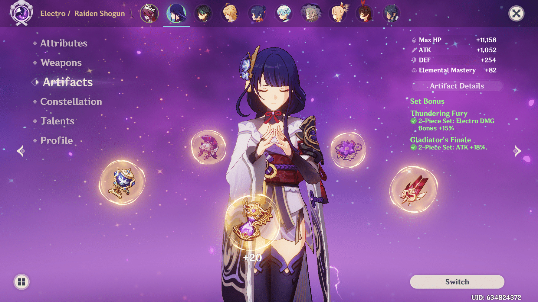 Raiden Complete Build Genshin Impact | HoYoLAB