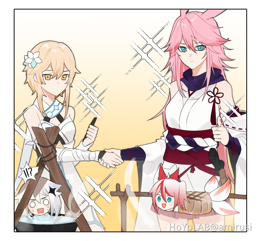 Đúng là 2 game của nhà michos, thật là giống nhau:)) Genshin Impact ...