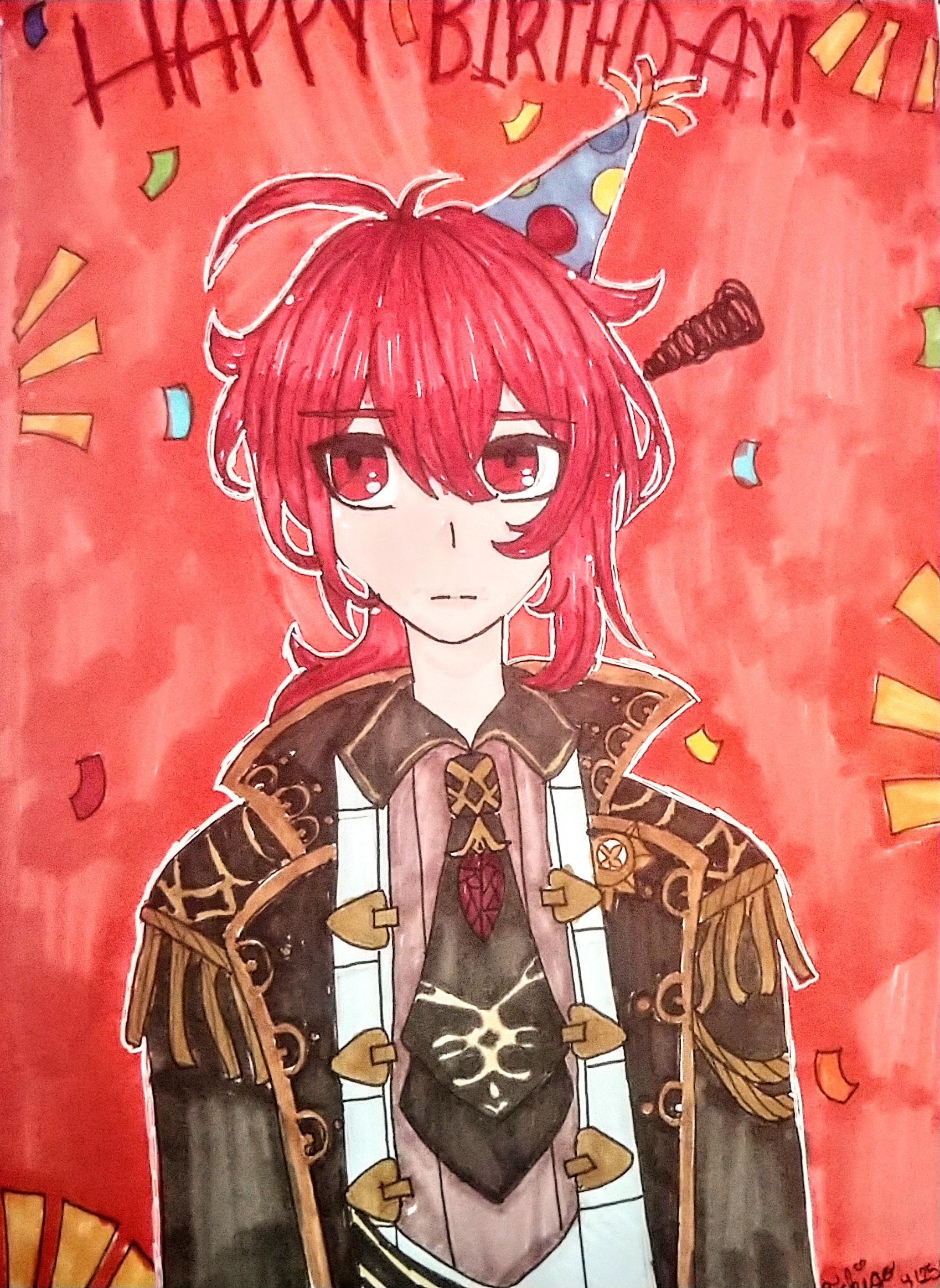 Happy Birthday Diluc!! Genshin Impact | HoYoLAB