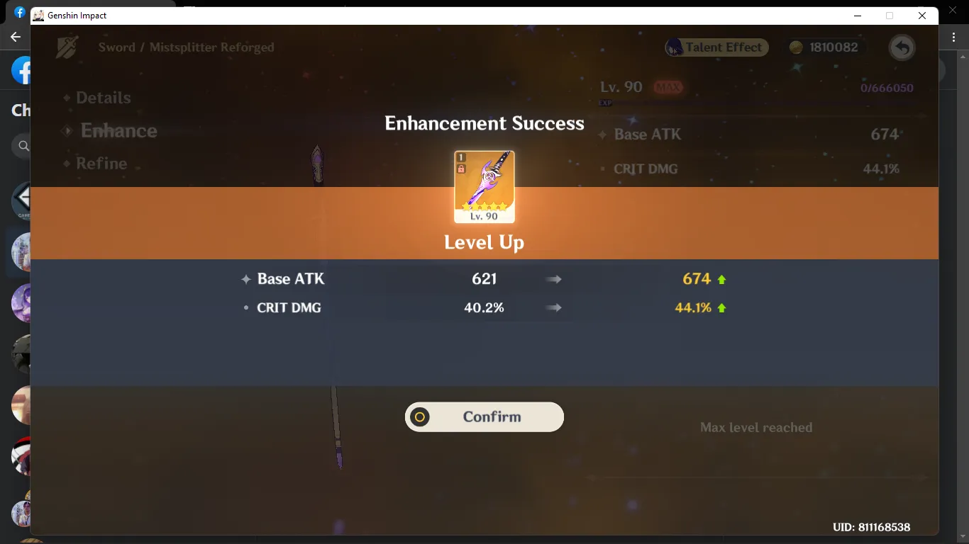 Mitsplitter Reforged Genshin Impact | HoYoLAB