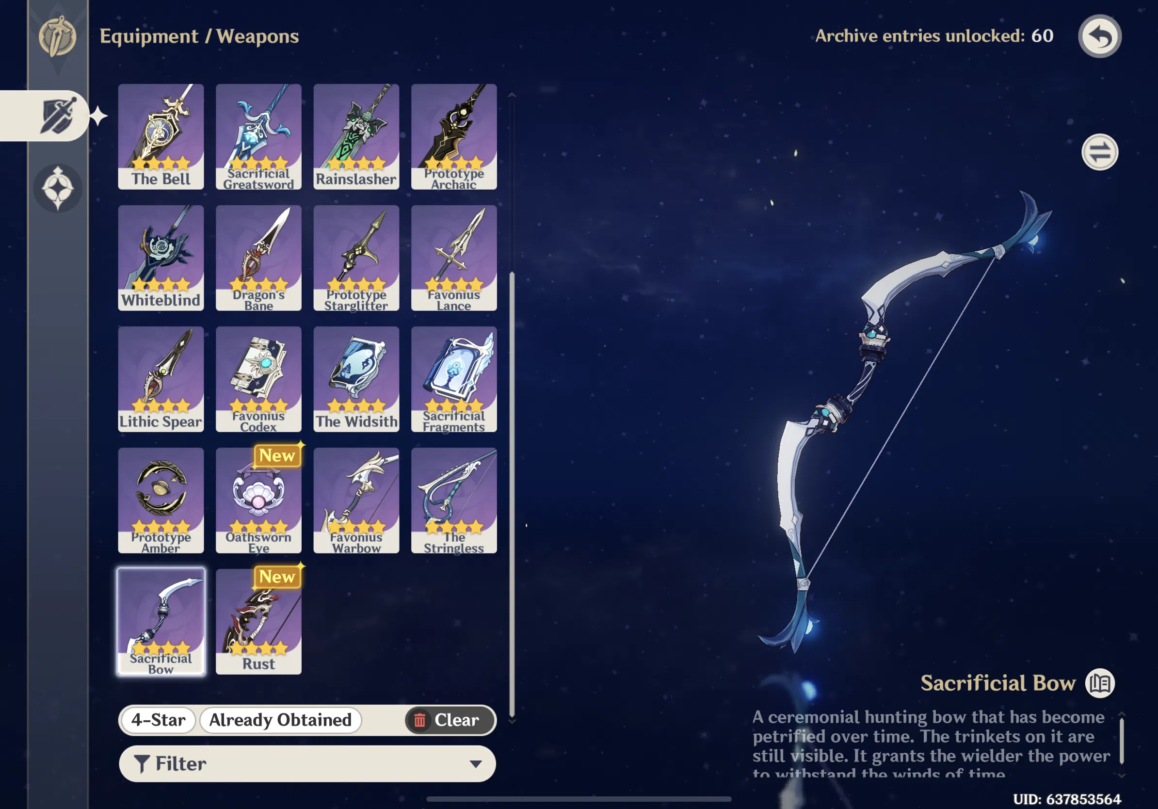 Full Sacrificial weapon set Genshin Impact | HoYoLAB