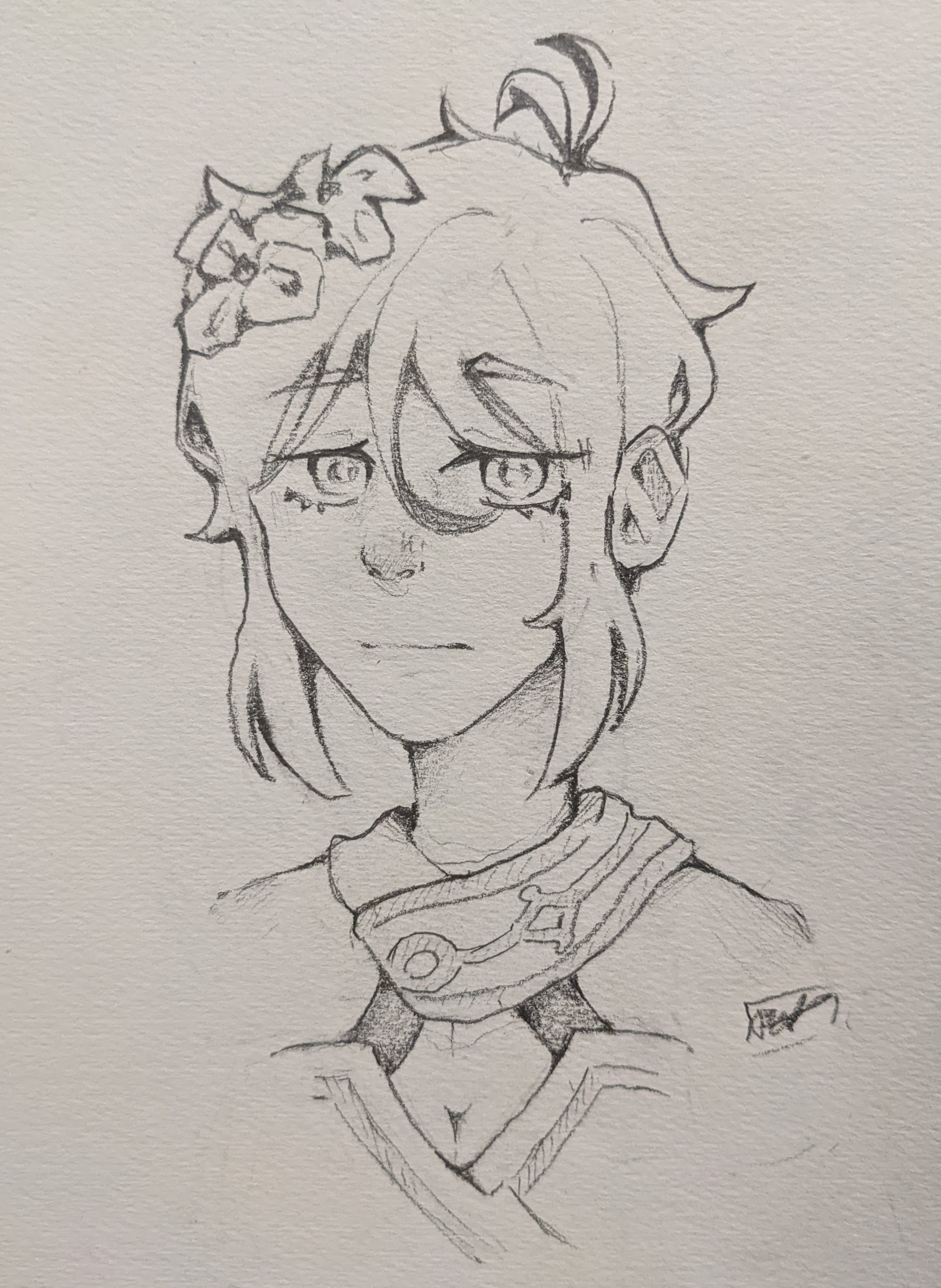 Lumine Paper Drawing Genshin Impact | HoYoLAB