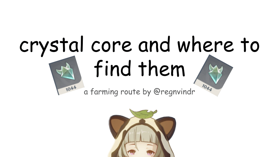 Crystalfly / Crystal Core Farming Route Guide Genshin Impact | HoYoLAB