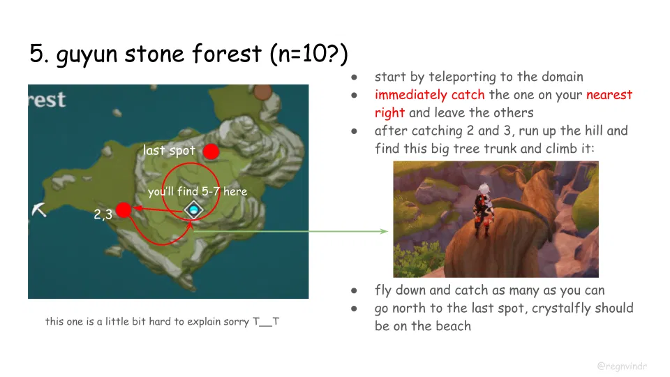 Crystalfly / Crystal Core Farming Route Guide Genshin Impact | HoYoLAB