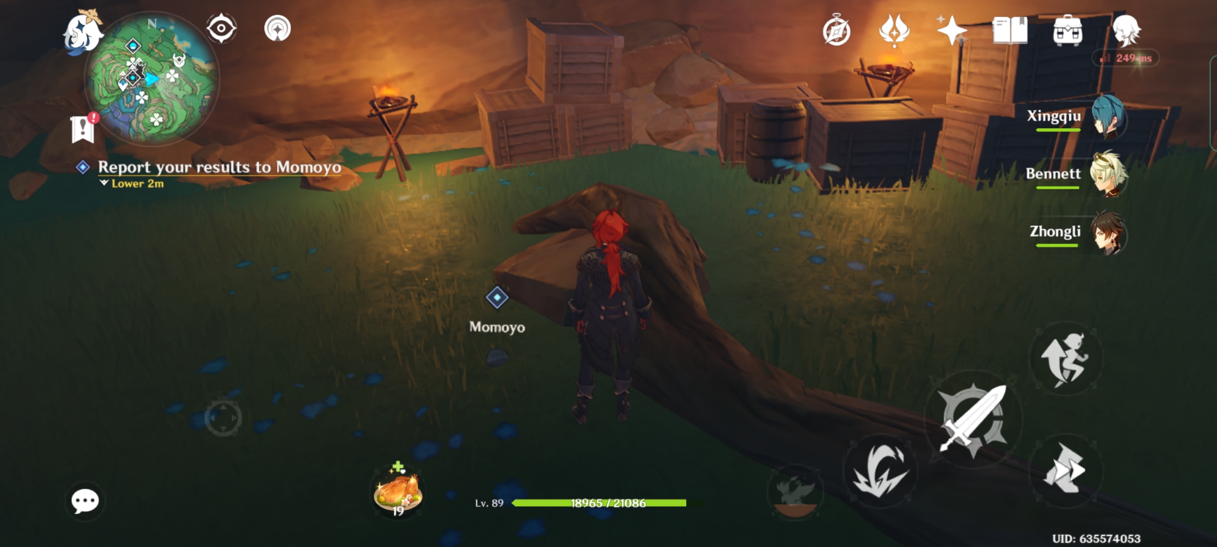 momoyo refuses to leave the ground Genshin Impact | HoYoLAB