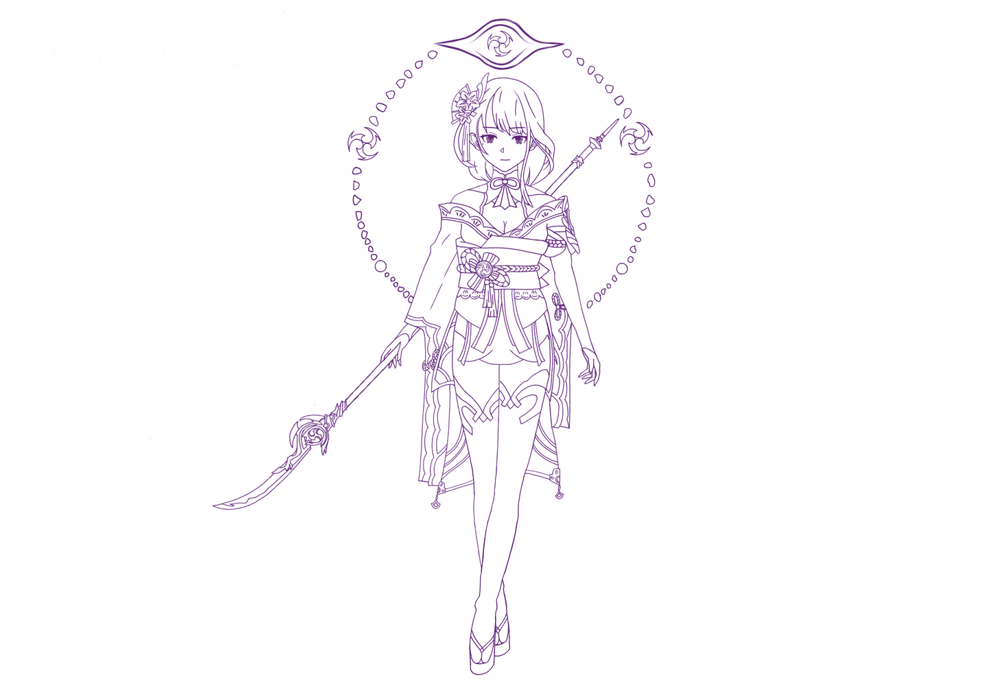 Just finished drawing Raiden Shogun Genshin Impact | HoYoLAB