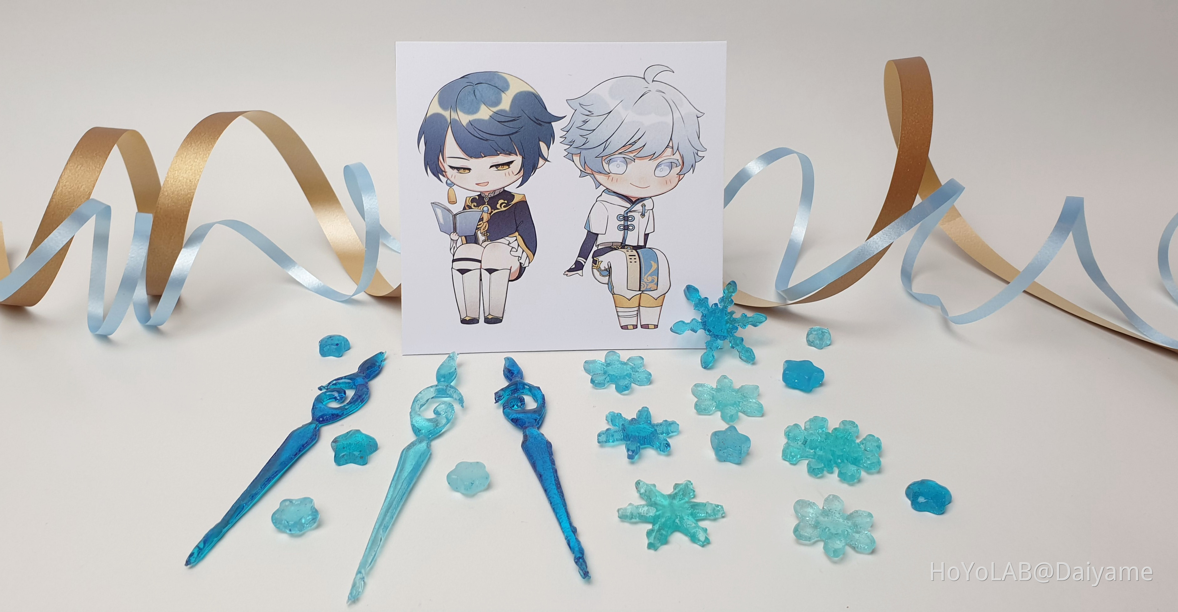 Sugar Crafts - Xingqiu & Chongyun 💧 Genshin Impact | HoYoLAB