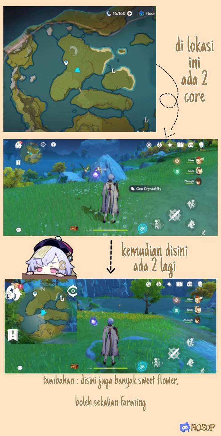 [Farming] Semua Lokasi farming Crystal Core dari Mondstadt - Liyue ...