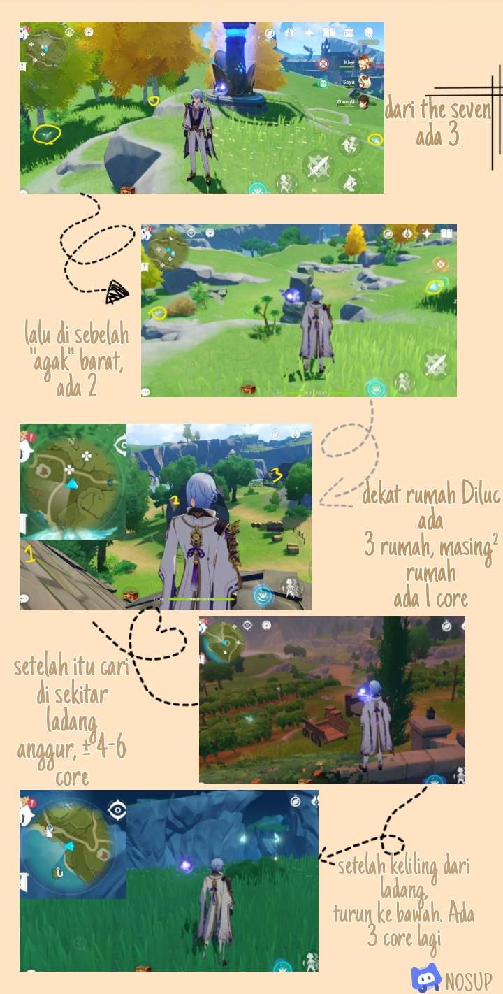 [Farming] Semua Lokasi farming Crystal Core dari Mondstadt - Liyue ...