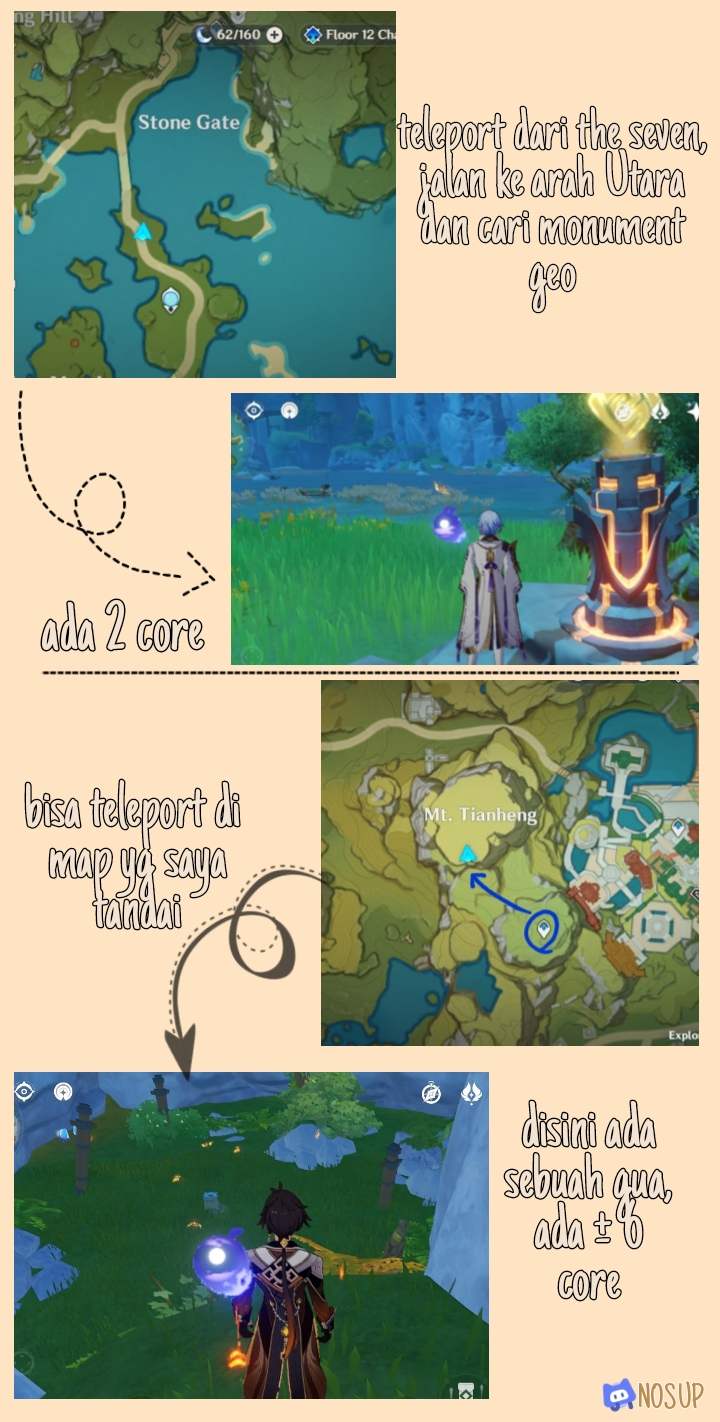 [Farming] Semua Lokasi farming Crystal Core dari Mondstadt - Liyue ...