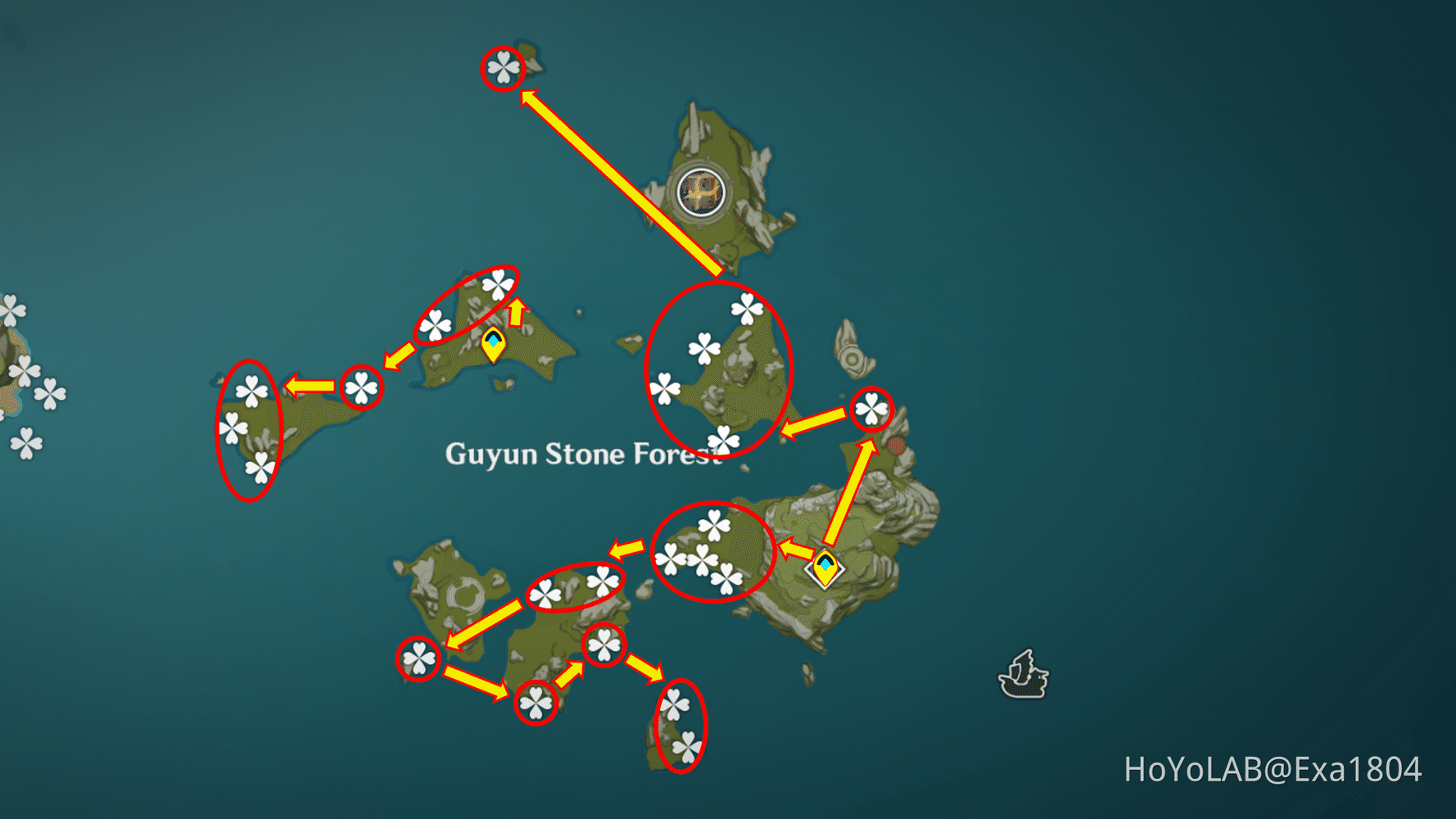 All 85 Starconch Farming Route (Video + Screenshots) Genshin Impact ...