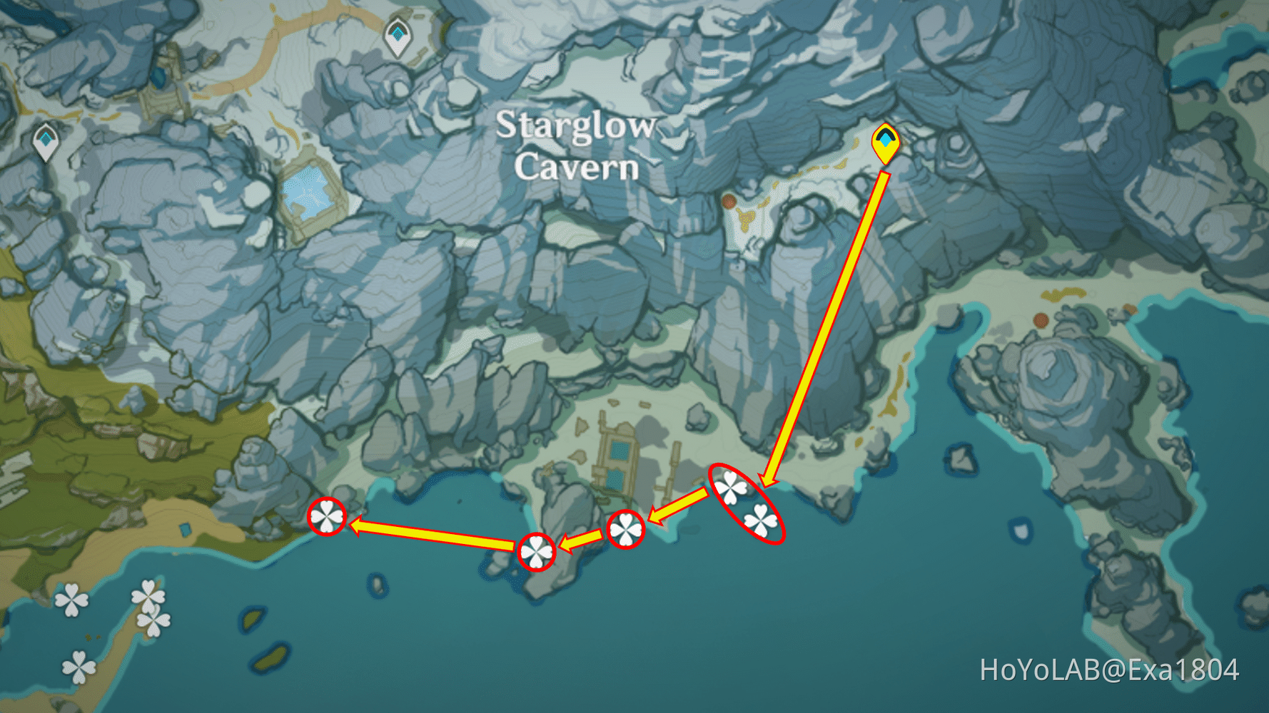 All 85 Starconch Farming Route (Video + Screenshots) Genshin Impact ...