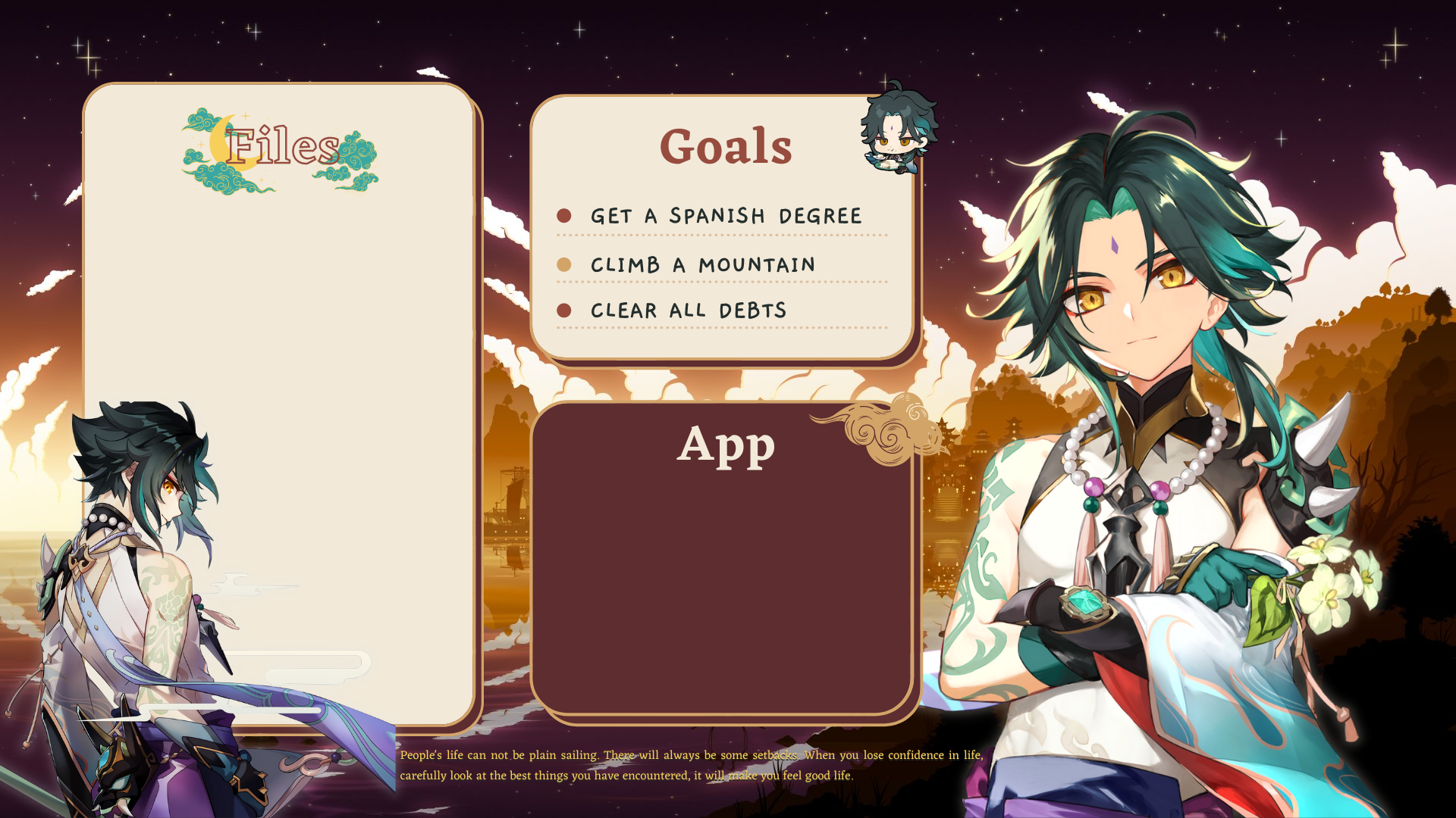 I made Genshin Impact desktop background with Xiao theme Genshin Impact ...