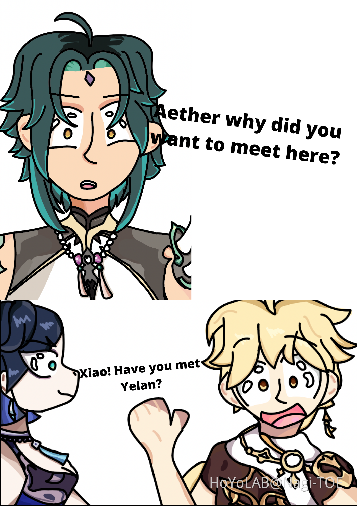 Small Xiao comic Genshin Impact | HoYoLAB