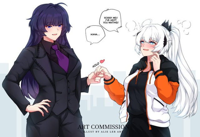 couple days ago I posted some bronseele art so here is some kiamei art ...