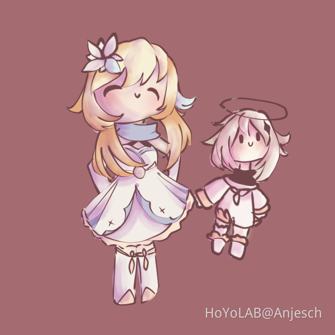 Lumine and Paimon Genshin Impact | HoYoLAB