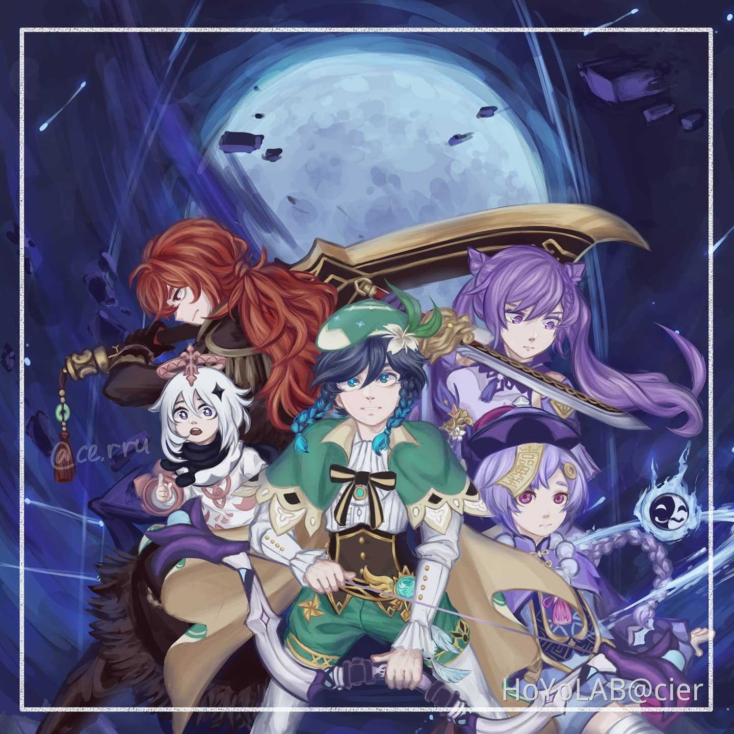 my old dream team Genshin Impact | HoYoLAB