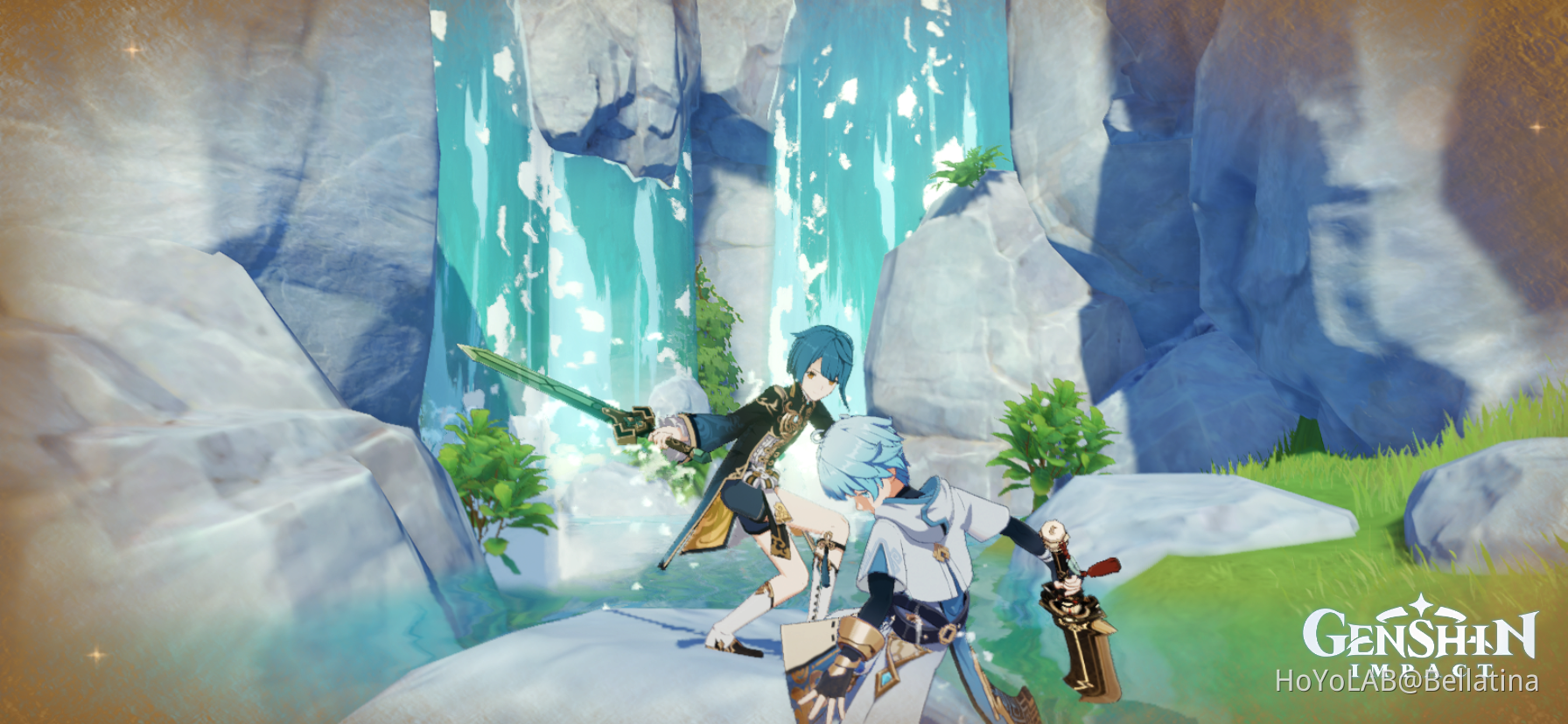 Genshin Duo Poses:D | Genshin Impact | HoYoLAB