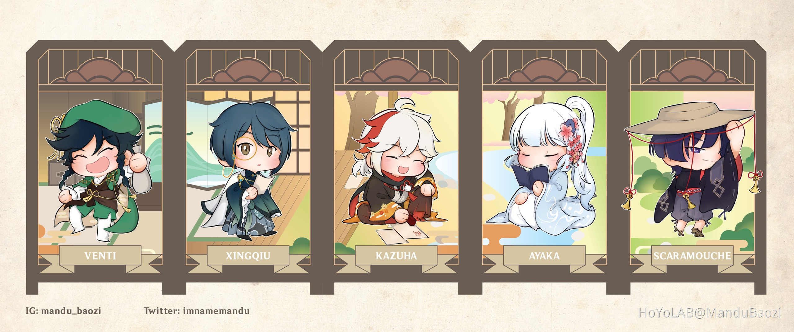 THE 5 KASEN Genshin Impact | HoYoLAB