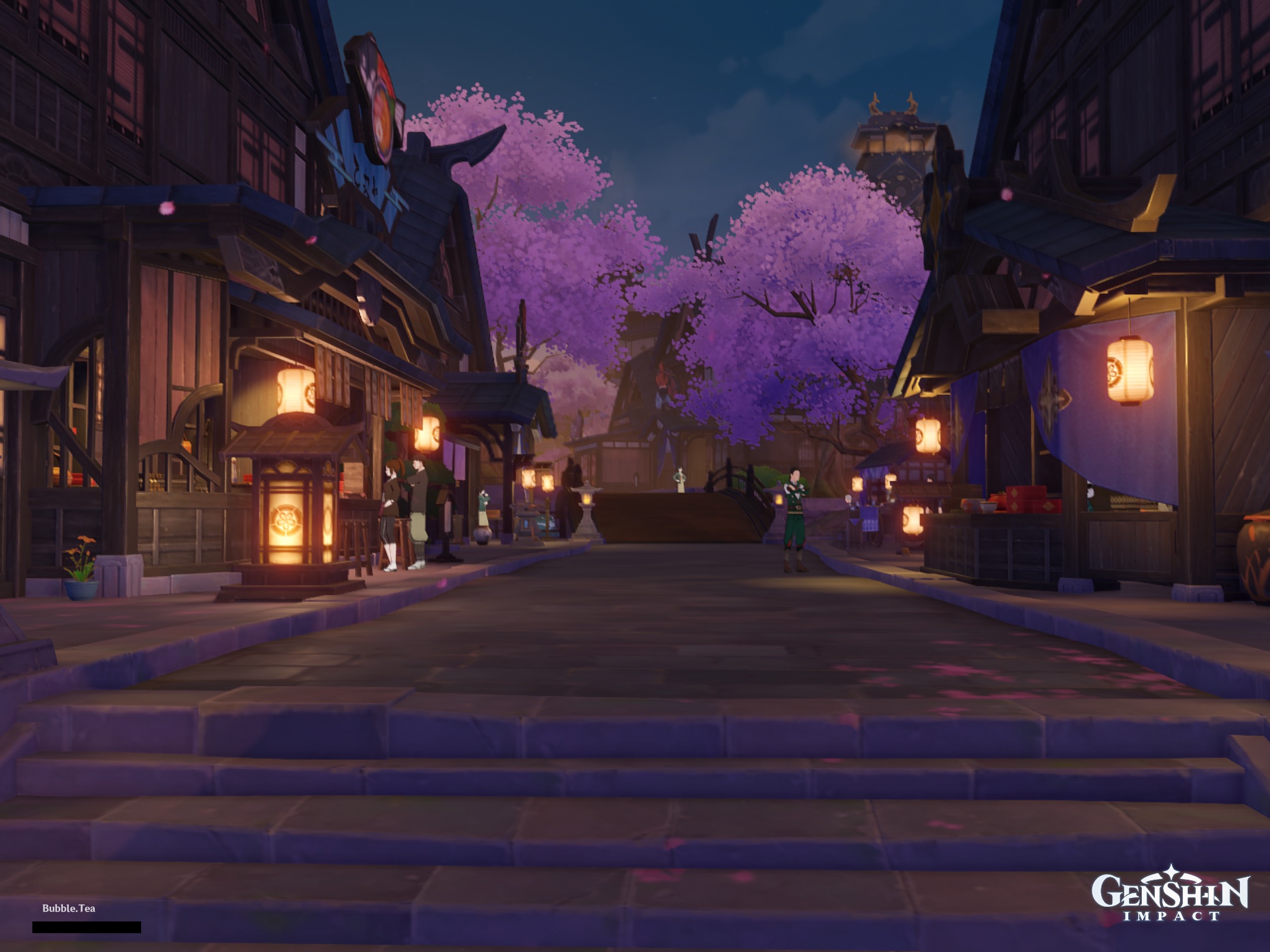 Inazuma at night Genshin Impact | HoYoLAB