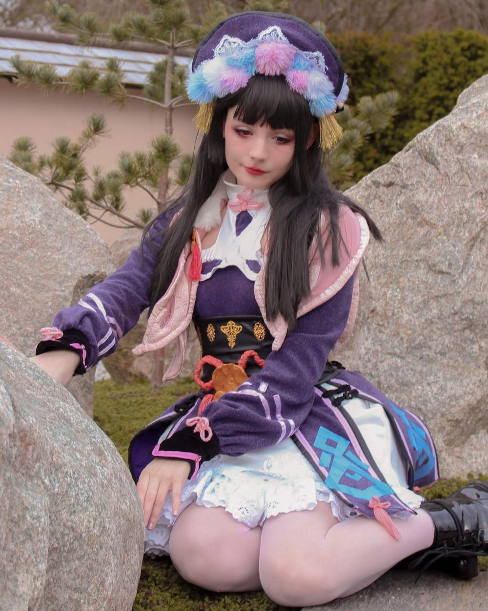 An afternoon stroll through yujing terrace with yun jin Genshin Impact ...