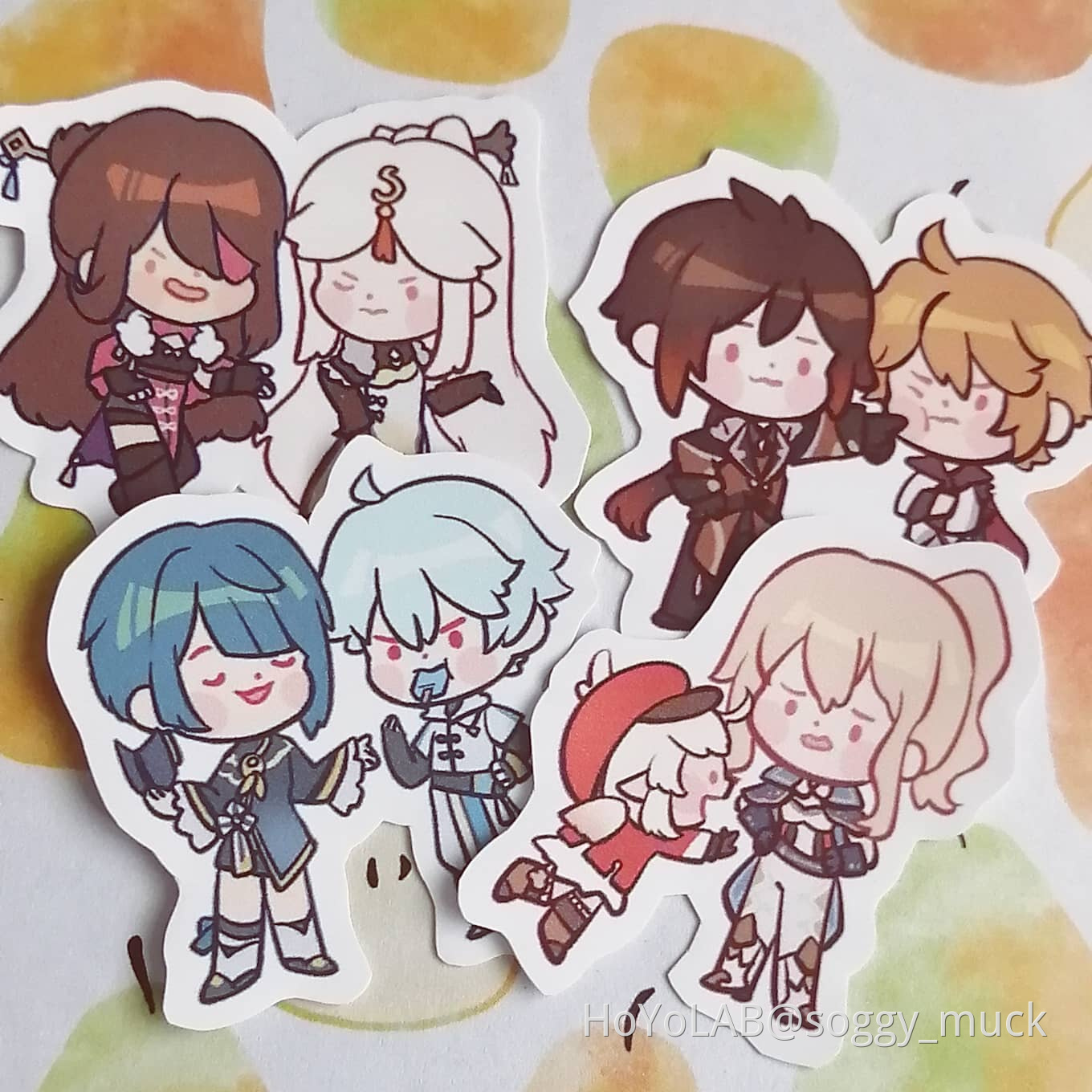 Angy Stickers Genshin Impact | HoYoLAB