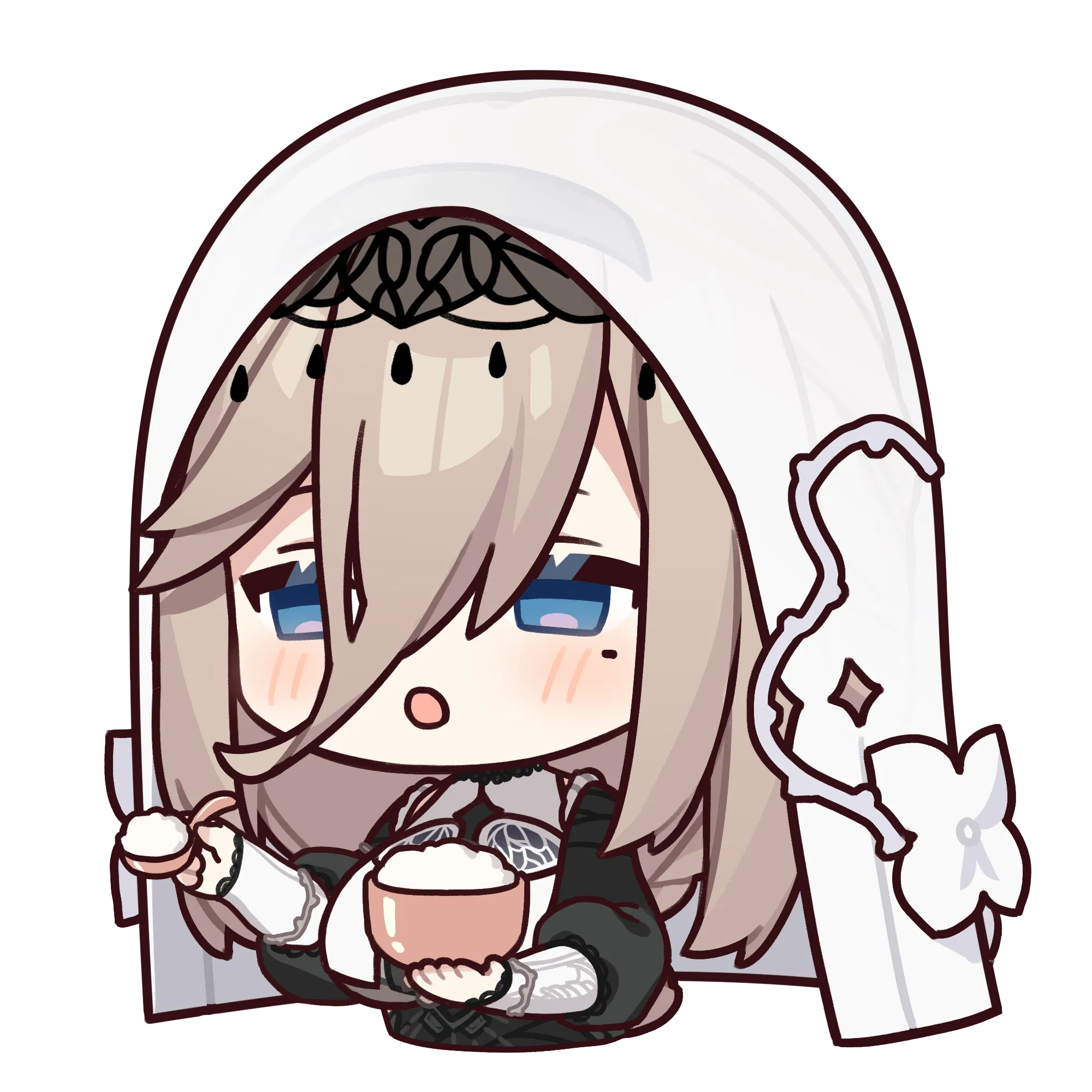 Cute chibi Aponia emoji [Honkai Impact 3rd] Honkai Impact 3rd | HoYoLAB