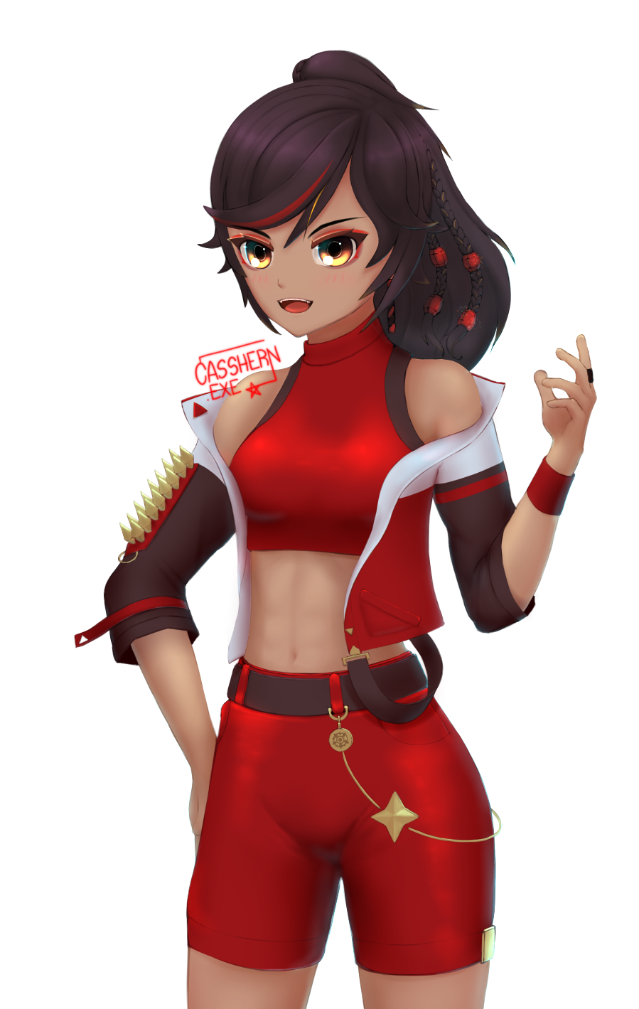 Xinyan sprite for my fan visual novel Genshin Impact | HoYoLAB