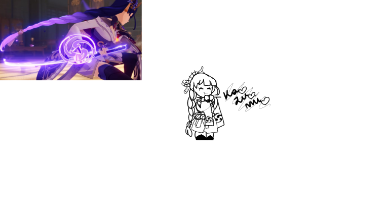 Chibi Raiden doodle because I was bored ^^ Genshin Impact | HoYoLAB