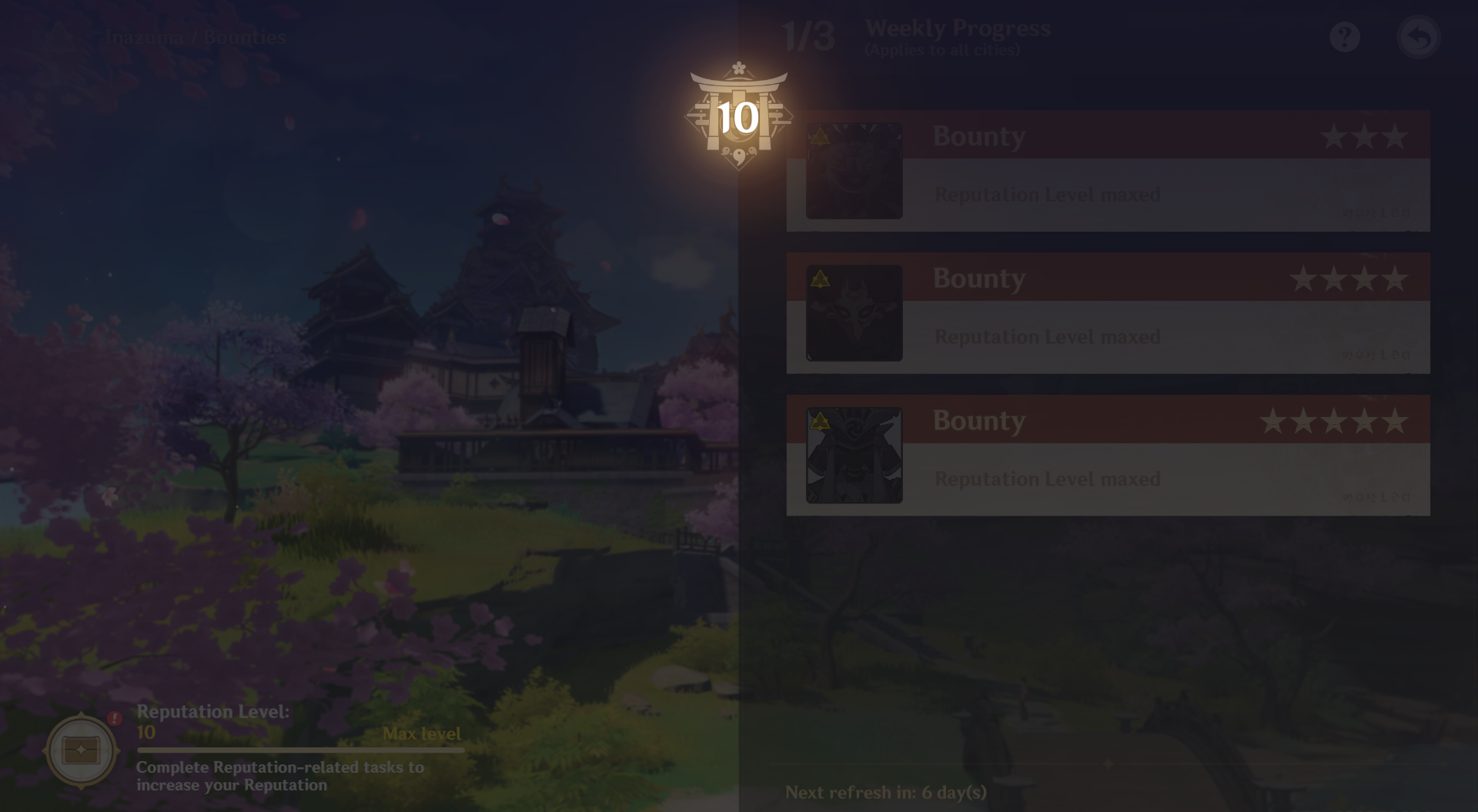 Reputation Level 10 Genshin Impact | HoYoLAB