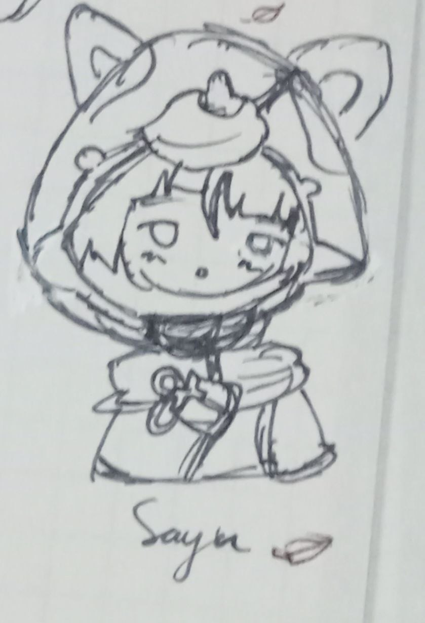 tried drawing sayu Genshin Impact | HoYoLAB