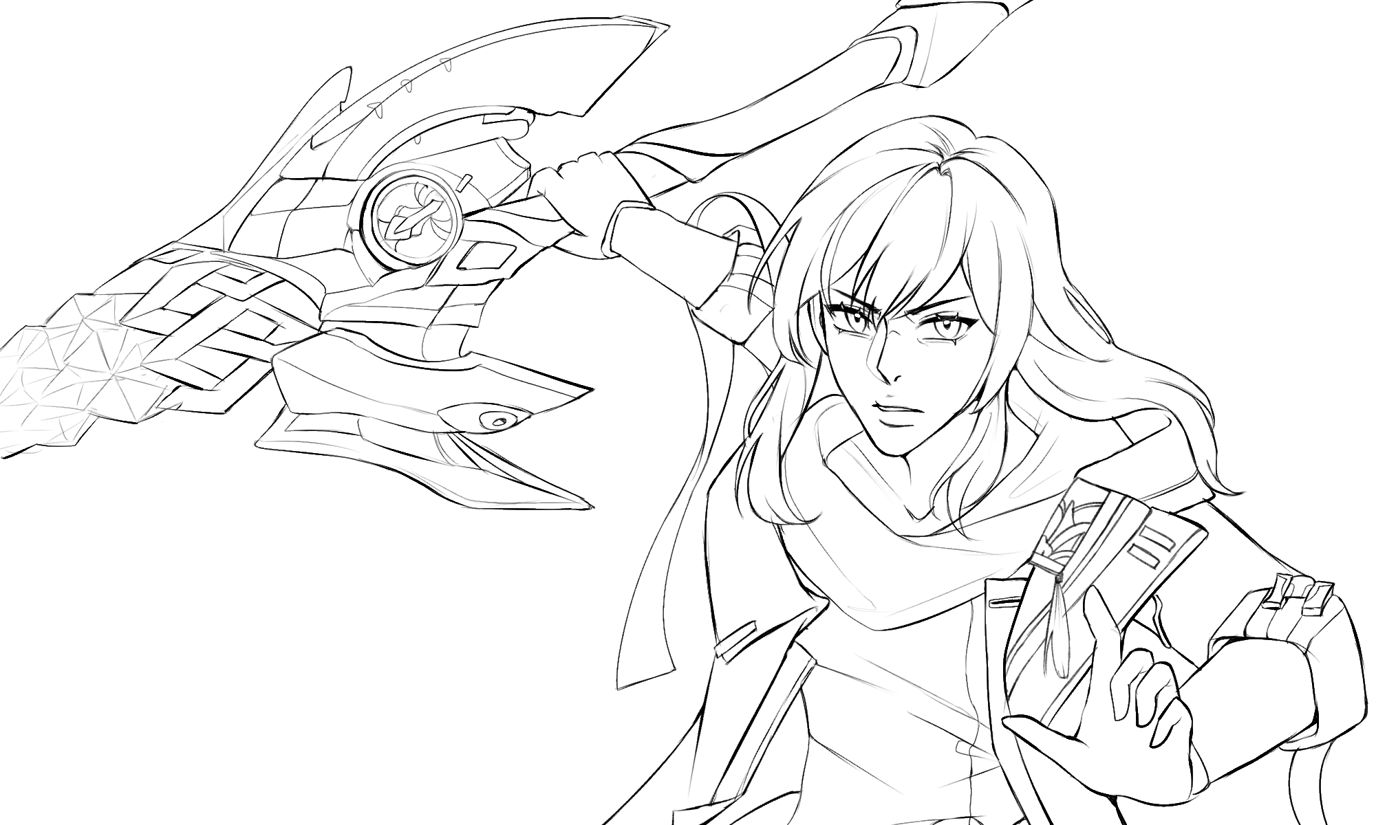Lineart For HSR Fanart ^^ Honkai: Star Rail | HoYoLAB