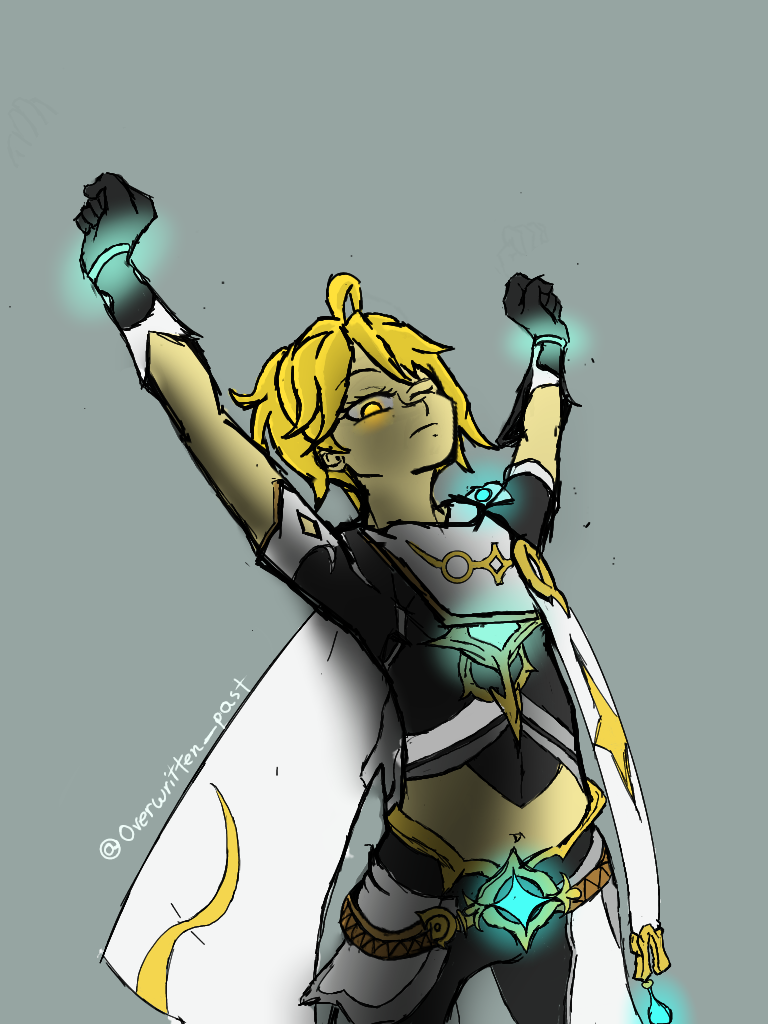 Aether Fan art Genshin Impact | HoYoLAB