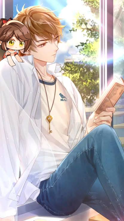 Luke with chibi Rosa Tears of Themis | HoYoLAB