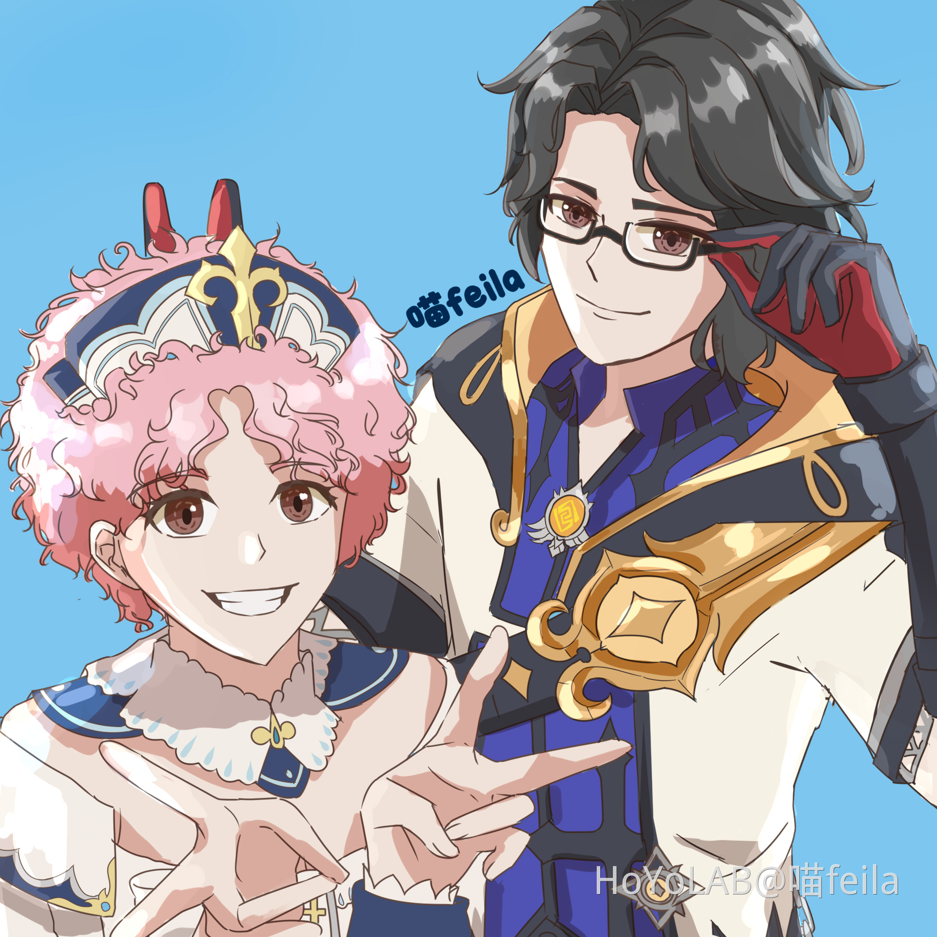 English VA of Barbara and Albedo fanart Genshin Impact | HoYoLAB