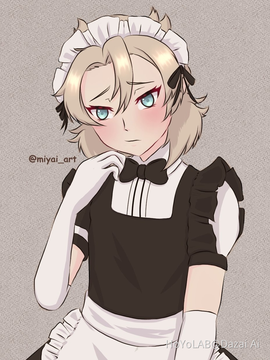 I'm seeing a lot of Al-maid-o fanarts today on twitter so imma join the ...