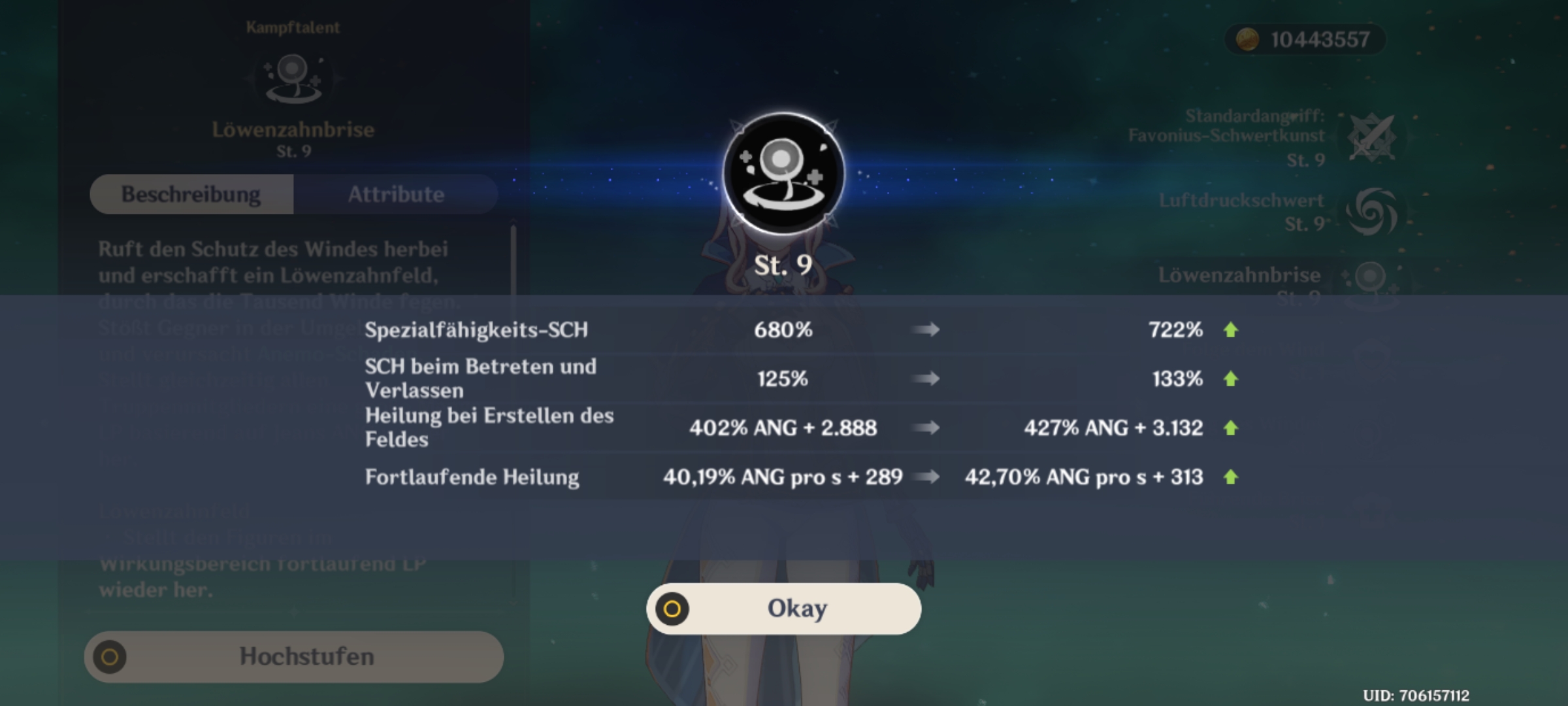 Jean♪ Talents level up♡ Genshin Impact | HoYoLAB