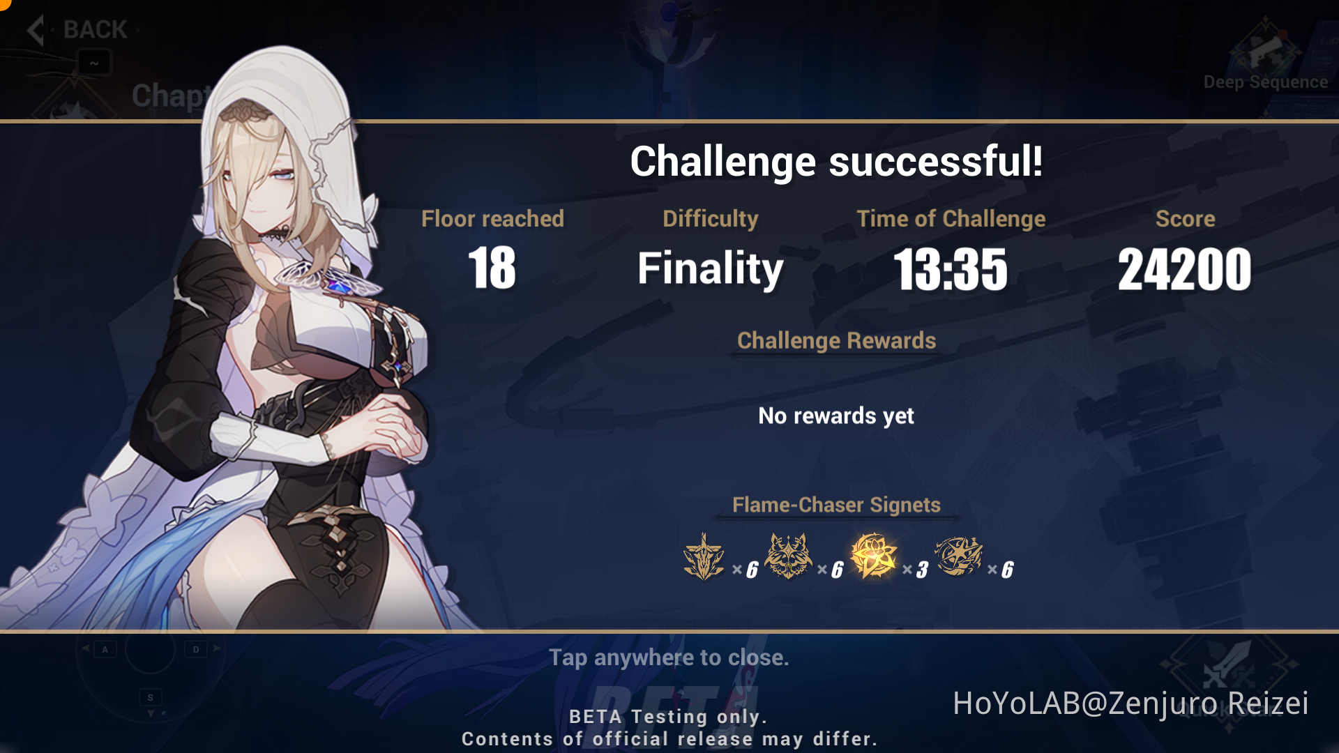 [Beta 5.7] Elysian Realm [Difficulty : Finality] - Signet, Sigil, & Team Lineup For Disciplinary ...