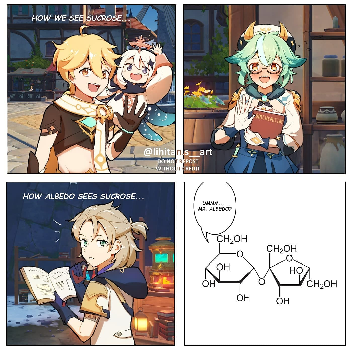 Albedo Science memes for genius | Genshin Impact | HoYoLAB