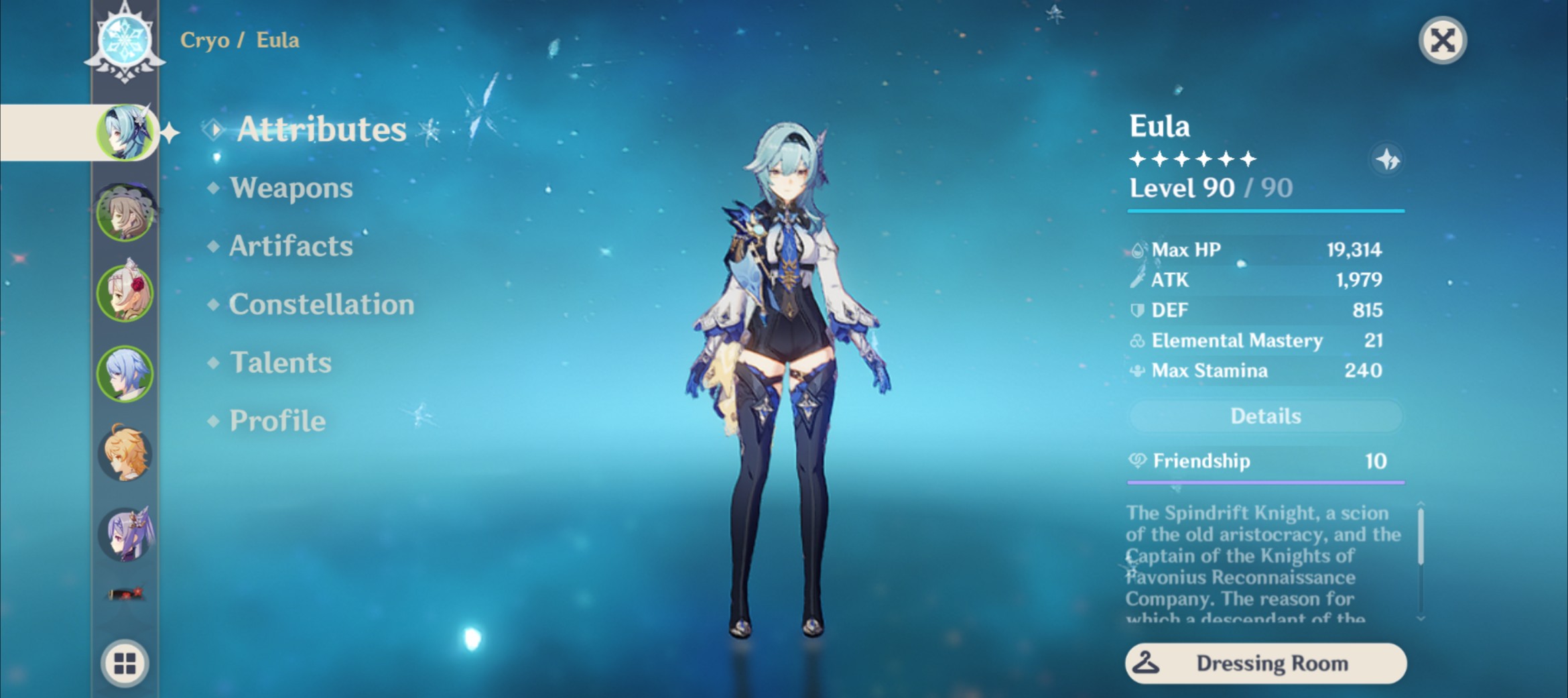 My Best Character so far, Eula😍 Genshin Impact | HoYoLAB