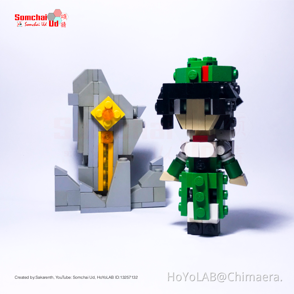 My LEGO Zhiqiong Chibi with Bedrock key~ | HoYoLAB