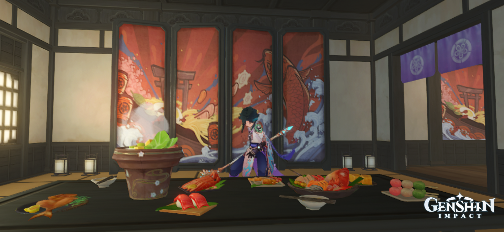 eat with xiao! Genshin Impact | HoYoLAB