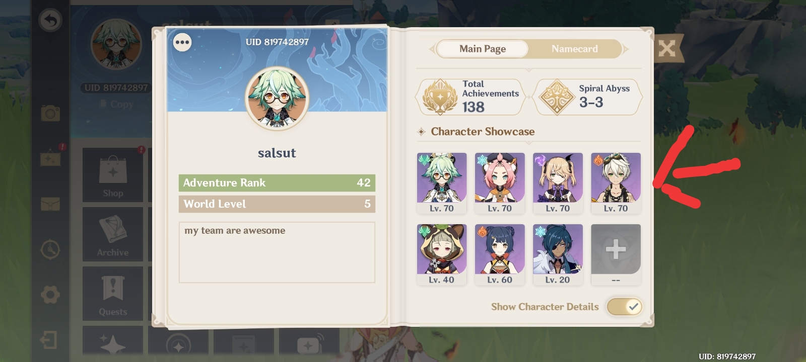 finally completed my team ️ Genshin Impact | HoYoLAB