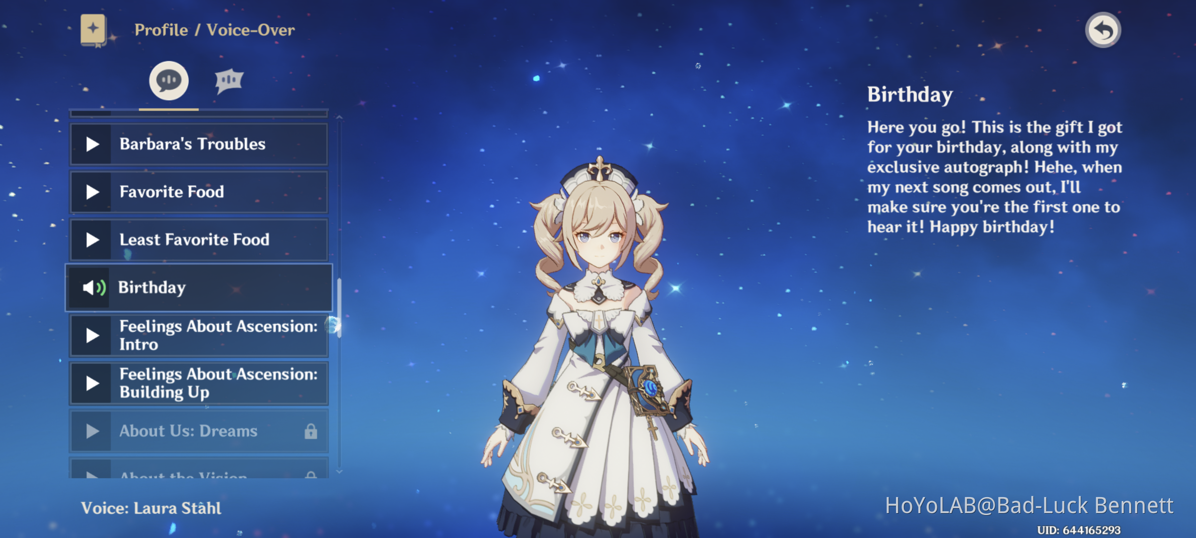 What Genshin Impact Characters say on your Birthday pt 3! Genshin ...