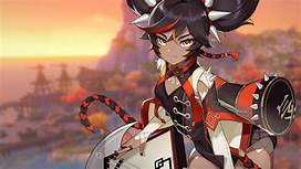 This is a pto of Xinyan Genshin Impact | HoYoLAB