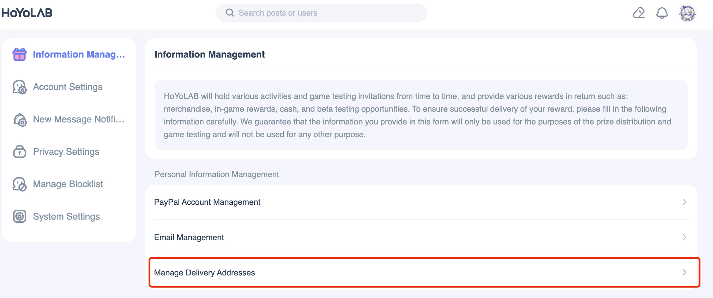 Prize Delivery Address Guide Zenless Zone Zero | HoYoLAB