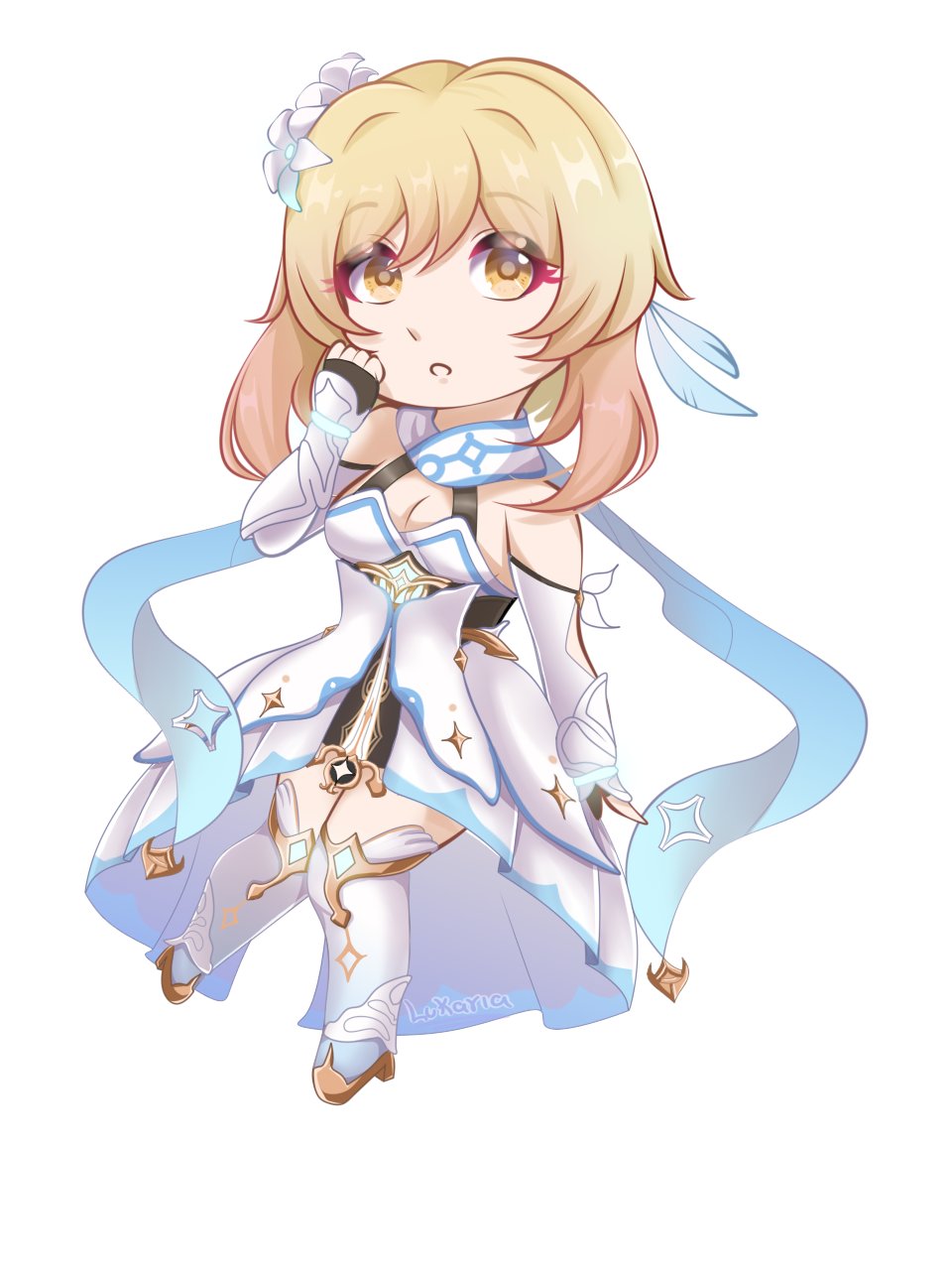 Lumine chibi[Fanart] Genshin Impact | HoYoLAB